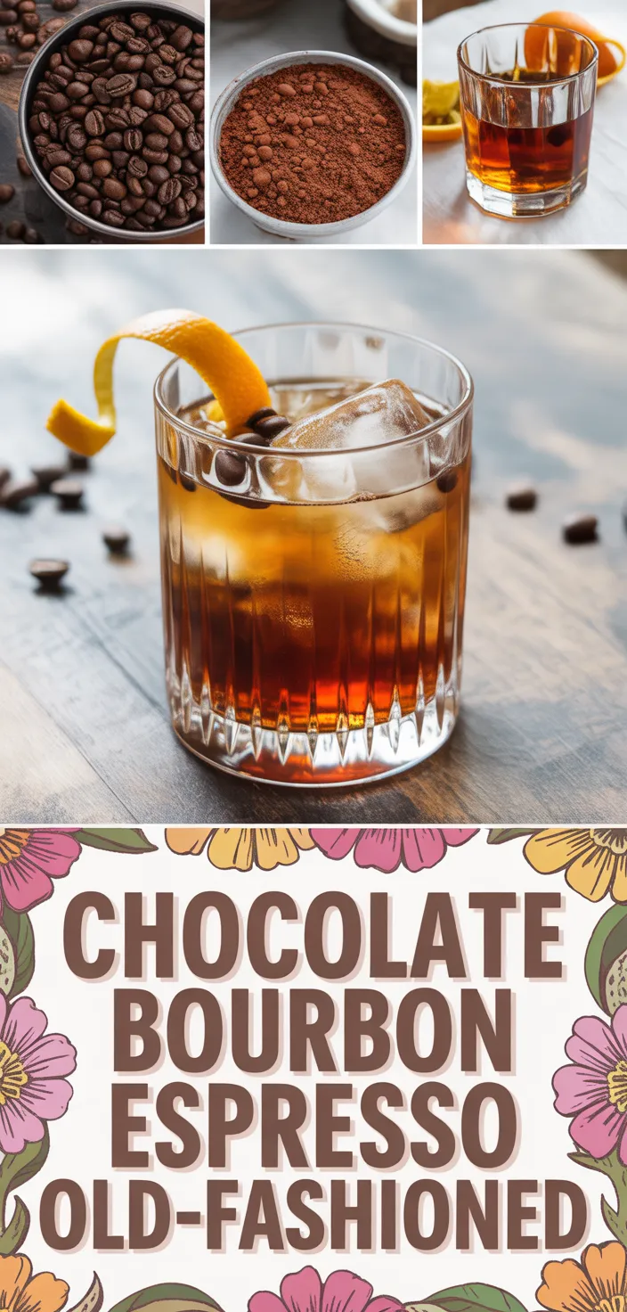 How To Make A Chocolate Bourbon Espresso Old Fashioned Cocktail Recipe ...