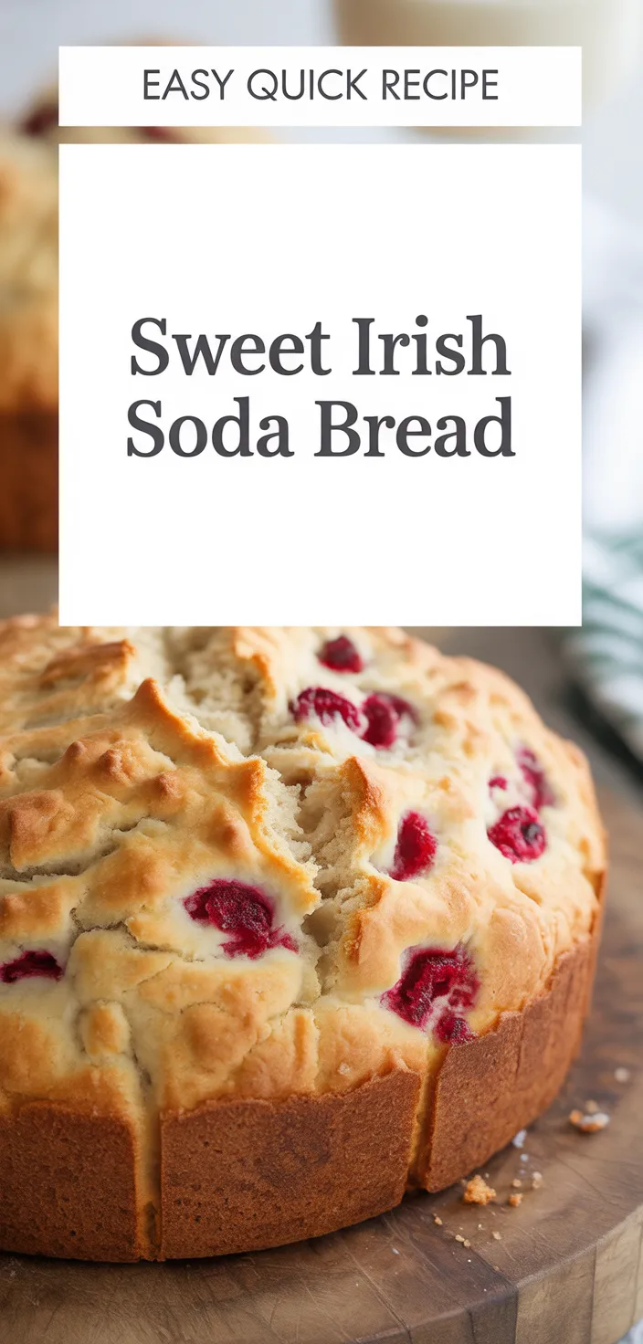Sweet Irish Soda Bread Recipe - splashsavvy.com